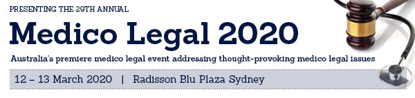 Informa Medico Legal Congress 2020 - The Medico-Legal Society of NSW Inc.